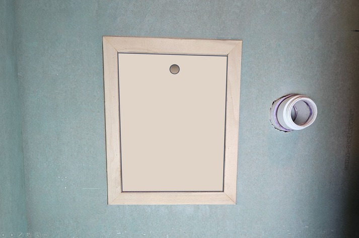 Recessed Shut-Off Valve Niche – Hammer And Nail Studios